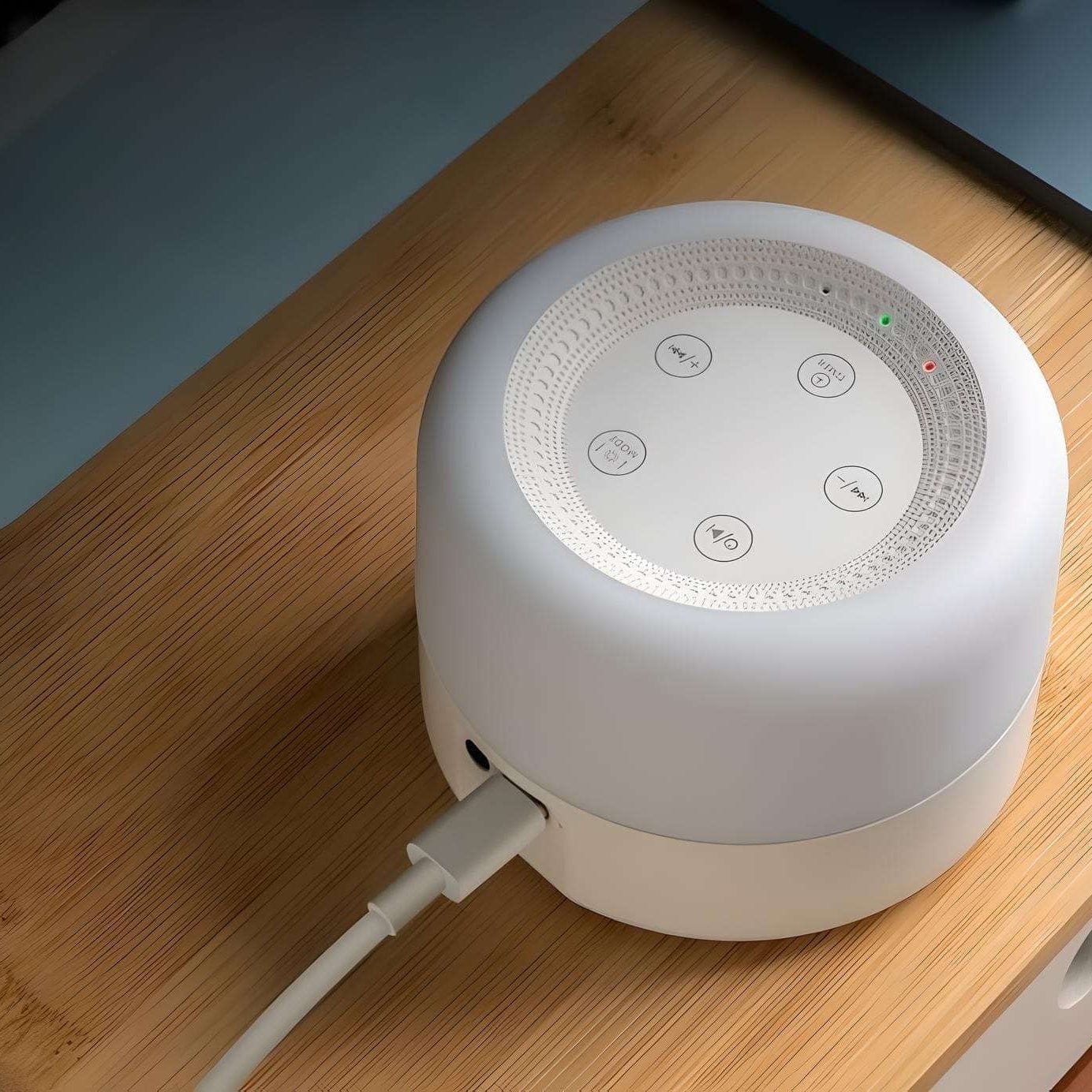 Veilleuse et Machine à Bruit Blanc Rechargeable pour Bébés